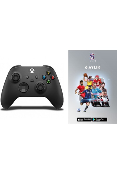 Microsoft Xbox&pc Oyun Kumandası Siyah 9.nesil Controller + 6 Aylık Ssport Plus Üyeliği Microsoft Xbox&pc Oyun Kumandası Siyah 9.nesil Controller + 6 Aylık Ssport Plus Üyeliği