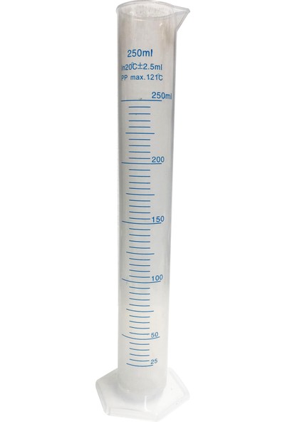 Edulab Plastik Dereceli Silindir 250 ml