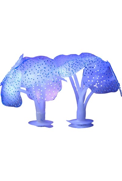 Charge 6 Yapraklı Parlayan Silikon Mercan Akvaryum Süs Bitkisi Charge 6 Yapraklı Parlayan Silikon Mercan Akvaryum Süs Bitkisi