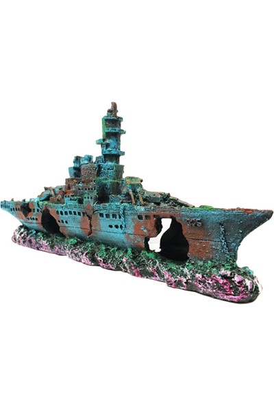 Charge Akvaryum Dekorasyon Gizlenme Mağarası Gemi