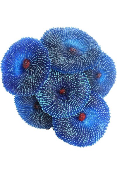 Charge Yapay Reçine Mavi Yumuşak Mercan Akvaryum Dekorasyon Charge Yapay Reçine Mavi Yumuşak Mercan Akvaryum Dekorasyon