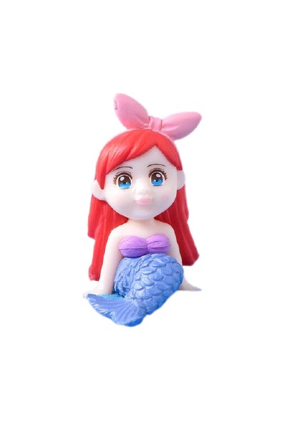 Charge Akvaryum Dekorasyon Sevimli Bebek Denizkızı