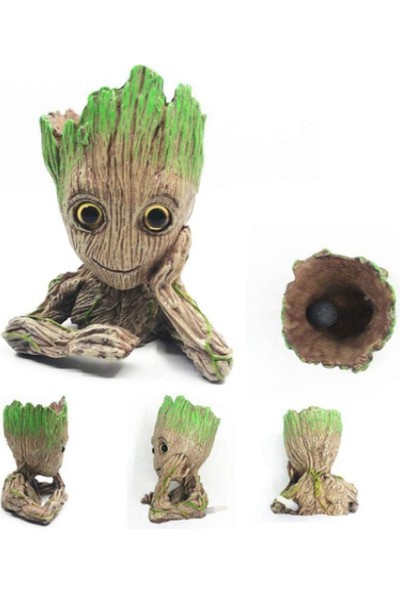 Charge Karikatür Ağaç Adam Akvaryum Süs