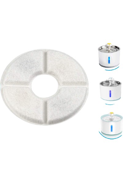 Charge 12 Adet Kedi Çeşmesi Için Yedek Filtre