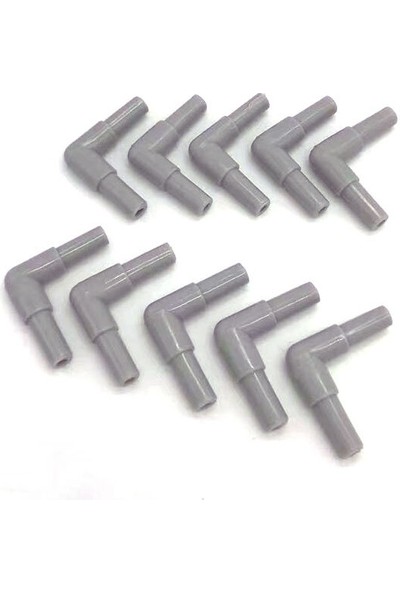 Charge 10 Adet Akvaryum Hava Pompası Boru Dirsek Konnektörü