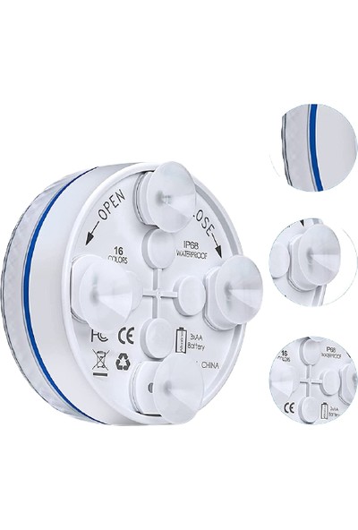 Charge Havuz LED Işık Uzaktan Kumandalı Charge Havuz LED Işık Uzaktan Kumandalı