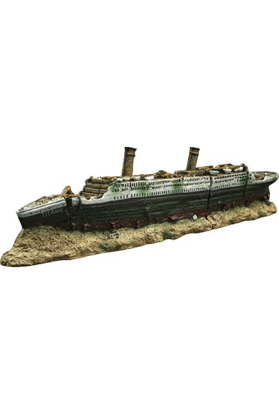 Charge Akvaryum Dekorasyon Yapay Titanic