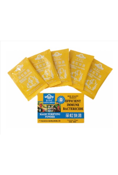 Charge 5 Paket Akvaryum Su Temizleme Tozu