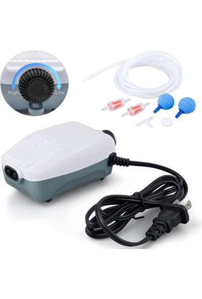Charge Ultra Sessiz Akvaryum Hava Pompası 4W Charge Ultra Sessiz Akvaryum Hava Pompası 4W