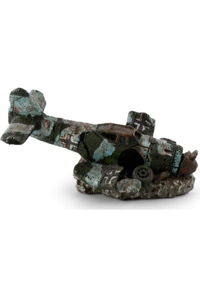 Charge Mini Akvaryum Uçak Dekorasyon Süsü Charge Mini Akvaryum Uçak Dekorasyon Süsü