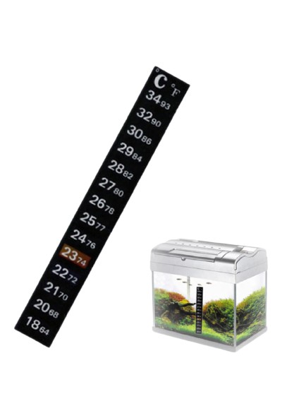 Charge Akvaryum 1 Adet Yapışkanlı Sıcaklık Termometresi
