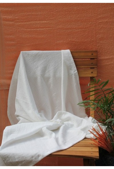 Sedona Çok Amaçlı Beyaz Müslin Bez Örtü Battaniye 90X110CM Sedona Çok Amaçlı Beyaz Müslin Bez Örtü Battaniye 90X110CM