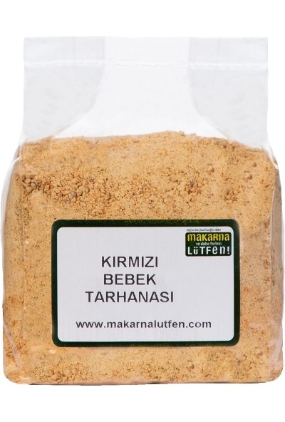 Makarna Lütfen Kırmızı Bebek Tarhanası Makarna Lütfen Kırmızı Bebek Tarhanası