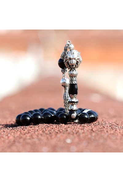 Tesbihcibaba Özel Tasarım Nakkaş Imame Oltu Taşı Tesbih