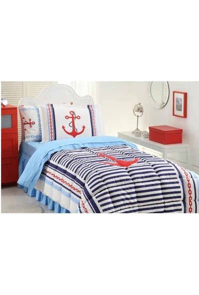 Özdilek Yatak Seti Queen Tek Kişilik Nautica Lacivert 150 x 200 cm