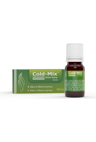 Cold-Mix Inhaler Okaliptüs ve Ladin Yağları Içeren Inhaler Damla 10ML Cold-Mix Inhaler Okaliptüs ve Ladin Yağları Içeren Inhaler Damla 10ML