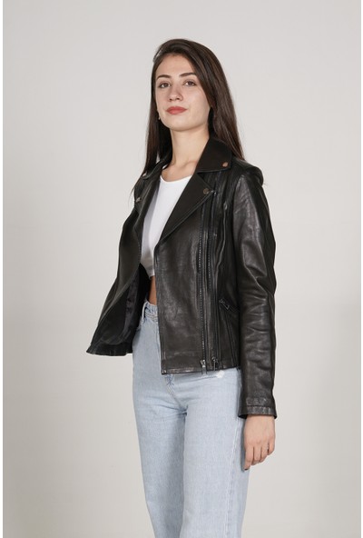 Nils Deri Kadın Deri Ceket Nils Deri Kadın Deri Ceket