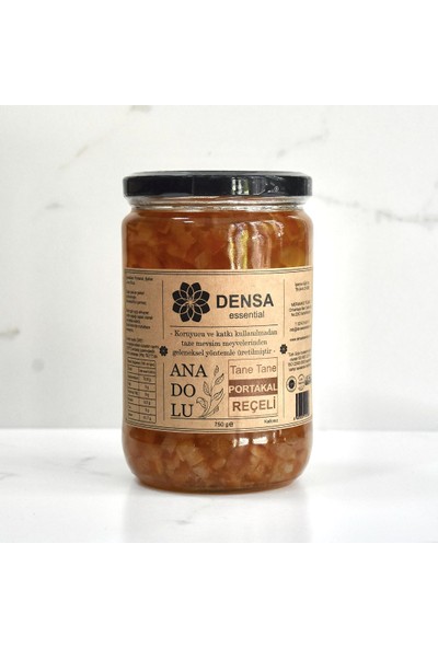 Densa Essential Portakal Reçeli 750 gr Densa Essential Portakal Reçeli 750 gr