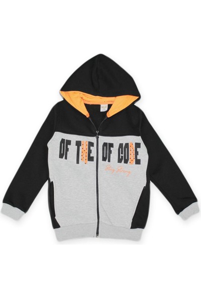 Alg 322537 Alg Of The Of Code Baskılı U.kollu Erkek Sweat 8-12 Yaş Gri