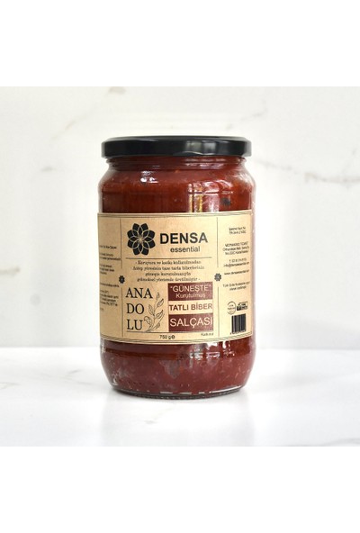 Densa Essential Güneşte Kurutulmuş Tatlı Biber Salçası 750 gr