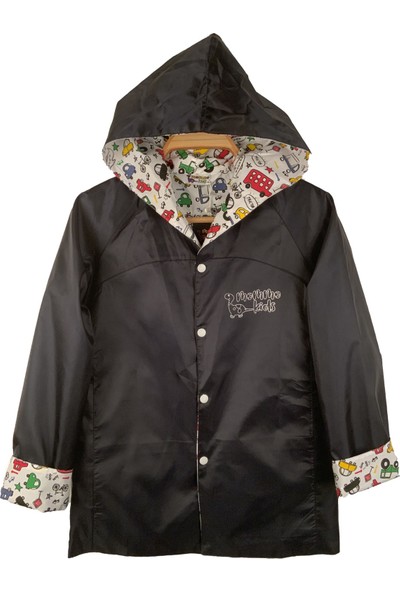 Mommo Kids Yağmurluk Rüzgarlık, Çift Yönlü, Cepli ,çıtçıtlı