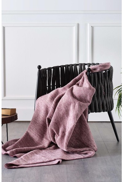 Dessen Liza Tv Battaniyesi 130X170CM - Mürdüm