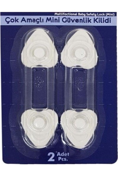 Hellove Çok Amaçlı Kilit 2 Li Dolap Kilidi Dolap Emniyet Kilidi