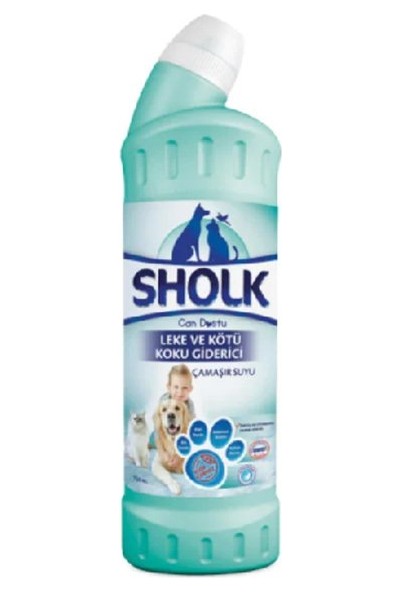 Sholk Leke ve Koku Giderici Oksijenli Çamaşır Suyu 750 ml