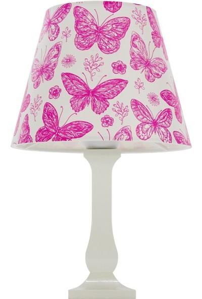 Koç Vizyon Abajur Adna Model Çocuk Kelebek Desenli