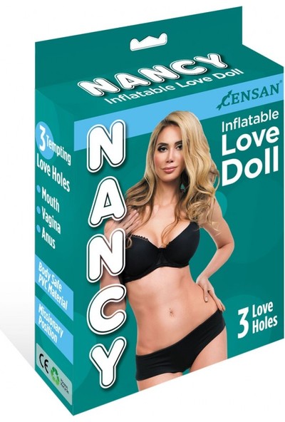 Censan Nancy Love Doll 3 Işlevli Şişme Bebek Censan Nancy Love Doll 3 Işlevli Şişme Bebek