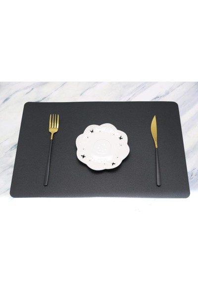 Lisan 6 Lı Siyah Deri Amerikan Servisi