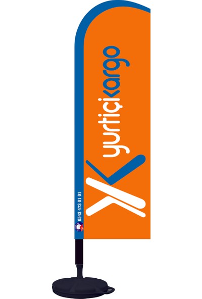 Çelik Online Yurtiçi Kargo Yelken Bayrak