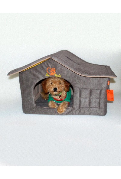 Lavista İç Mekan Kedi ve Köpek Çatılı Ev Vizon 56 x 36 x 45 cm
