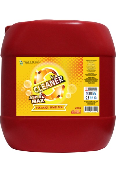 By Cleaner Aspirmax Çok Amaçlı Temizleyici 30 kg By Cleaner Aspirmax Çok Amaçlı Temizleyici 30 kg