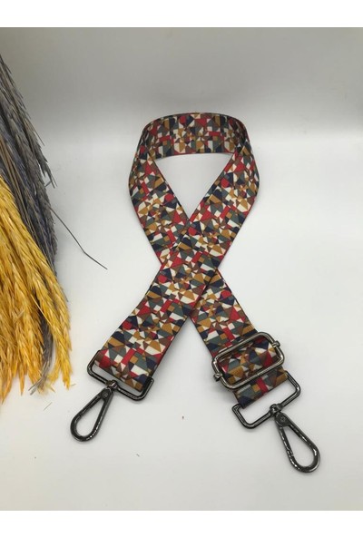 Yasmin Bijuteri Desenli Ayarlanabilir Çanta Askısı Füme Yasmin Bijuteri Desenli Ayarlanabilir Çanta Askısı Füme