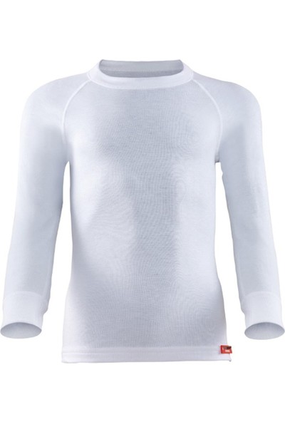 Blackspade 9265 Kids Beyaz Sıfır Yaka Uzun Kol Thermal