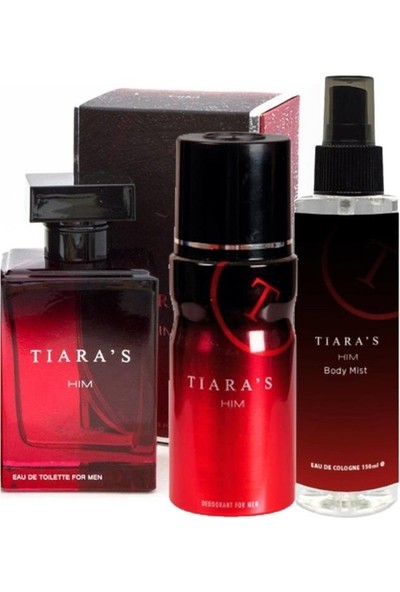 Tiaras Erkek Parfüm Seti Tiaras Erkek Parfüm Seti