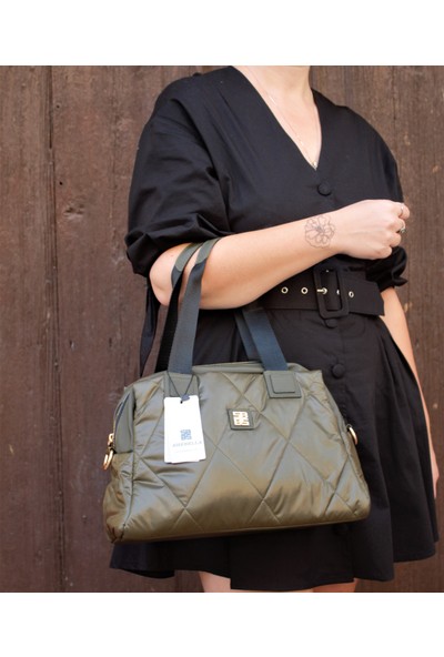 SD Tasarım Shebella Kadın Riverdale Paraşüt Kumaş Kol Omuz Çantası