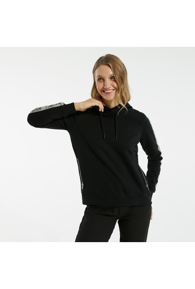 Nautica Kadın Siyah Kapüşonlu Sweatshirt 17K401T.0TB