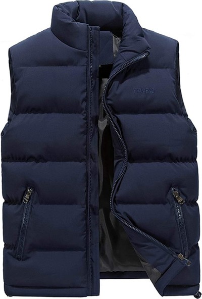 Classico Erkek Kolsuz Yelek Kapitone Yelek Dik Yaka Aşağı Yelek Bodywarmer Outdoor (Yurt Dışından) Classico Erkek Kolsuz Yelek Kapitone Yelek Dik Yaka Aşağı Yelek Bodywarmer Outdoor (Yurt Dışından)