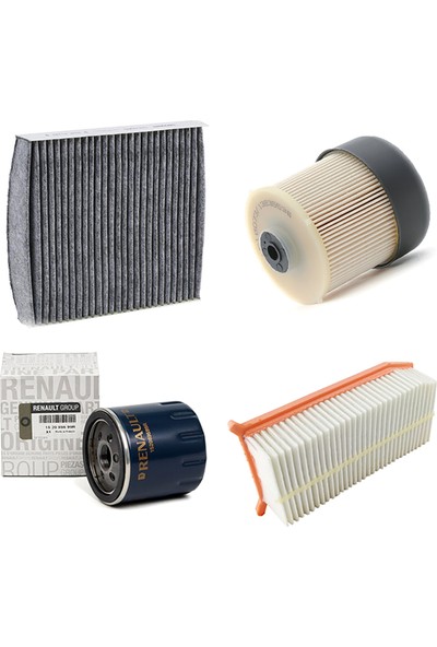Mais Renault Clio4 1.5 Dci Filtre Bakım Seti