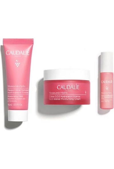 Caudalie Vinosource S.o.s Serum 10 ml & Nemlendirici Krem 50 ml & Nemlendirici Maske 15 ml Caudalie Vinosource S.o.s Serum 10 ml & Nemlendirici Krem 50 ml & Nemlendirici Maske 15 ml