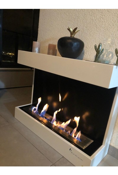 Blueflame Wallfıre 90 Bacasız Şömine