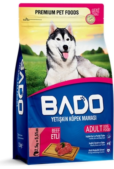 Yetişkin Köpek Maması Etli 2.5 kg