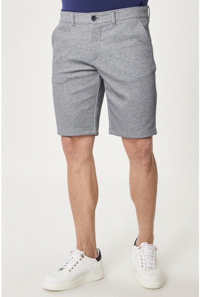 ALTINYILDIZ CLASSICS 360 Derece Her Yöne Esneyen Slim Fit Casual Bermuda Şort