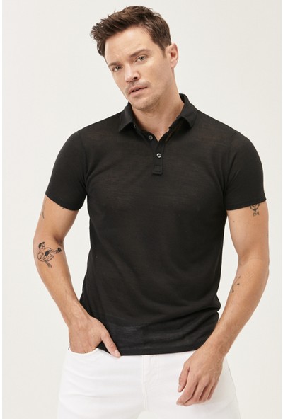 ALTINYILDIZ CLASSICS Slim Fit Polo Yaka T-Shirt