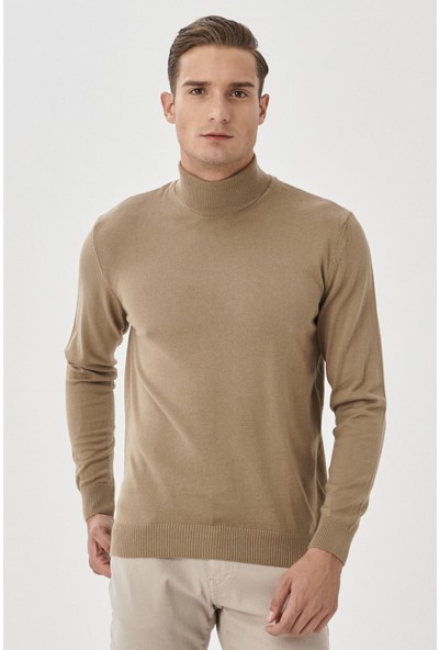 Altınyıldız Classics Standart Fit Tam Balıkçı Yaka Triko Kazak