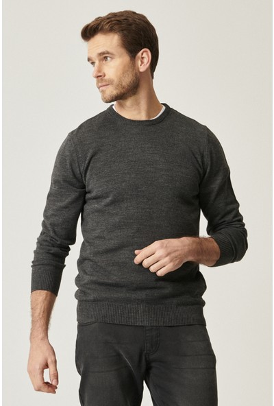 AC&Co / Altınyıldız Classics Standart Fit Bisiklet Yaka Basic Triko