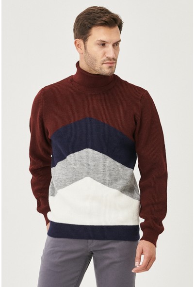 AC&Co / Altınyıldız Classics Standart Fit Yarım Balıkçı Yaka Triko Kazak