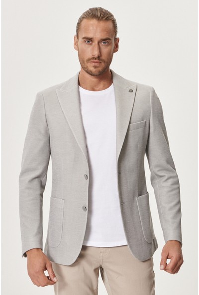 ALTINYILDIZ CLASSICS 360 Derece Her Yöne Esneyen Slim Fit Dar Kesim Spor Ceket ALTINYILDIZ CLASSICS 360 Derece Her Yöne Esneyen Slim Fit Dar Kesim Spor Ceket